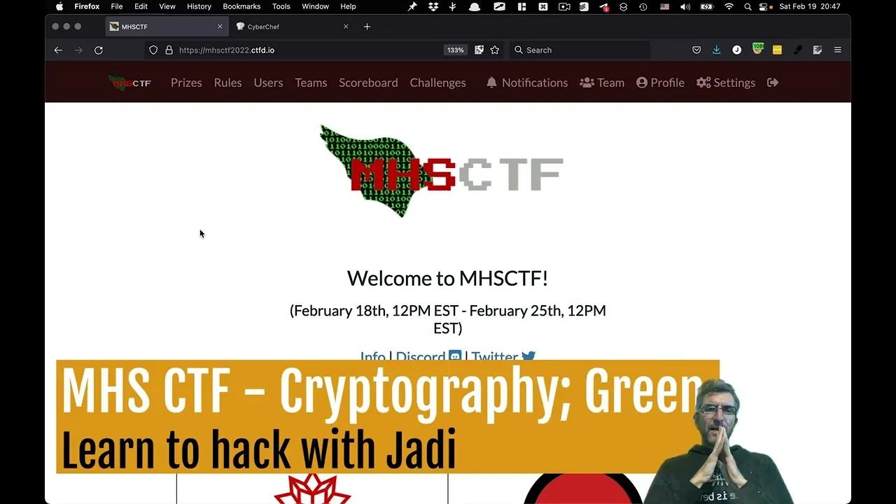 Cracking a cryptography embedded inside an image - MHS CTF: Green Cracking a cryptography embedded inside an image - MHS CTF: Green