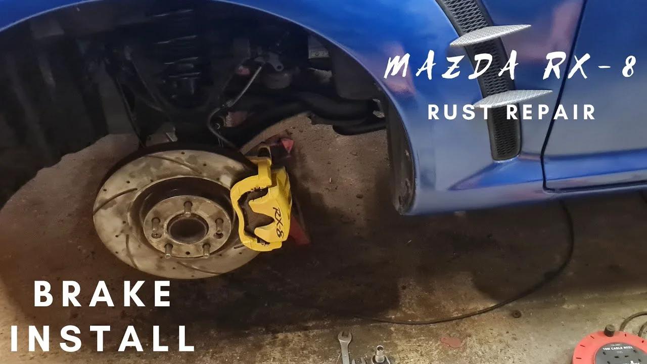 Mazda RX-8 Rust repair - Brake Install & Finishing Details