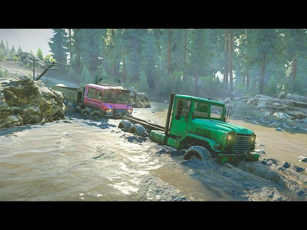 The Ultimate Snowrunner Off Road Challenge: Heavy Duty Truck Azov ...
