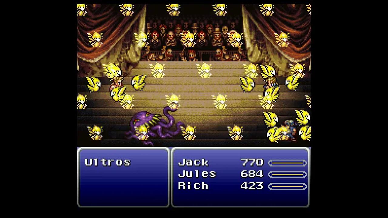 Final Fantasy VI (SNES) - Opera House - Ultros (Battle 2)