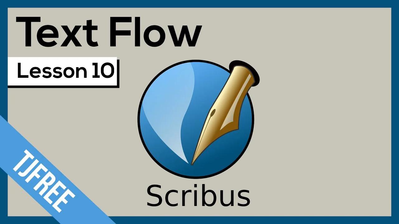 Scribus Lesson 10 Flow Text Around Image Frame