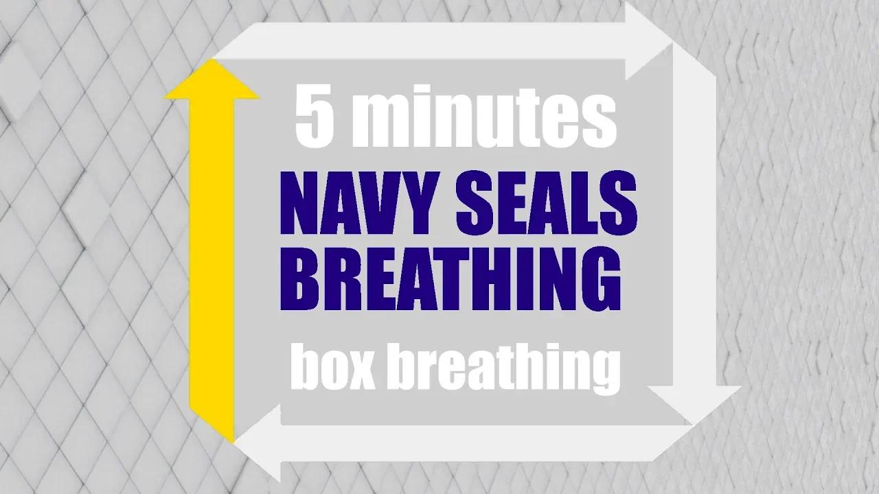 5 minutes Navy Seals Breathing Guided Box Breathing Technique Four ...