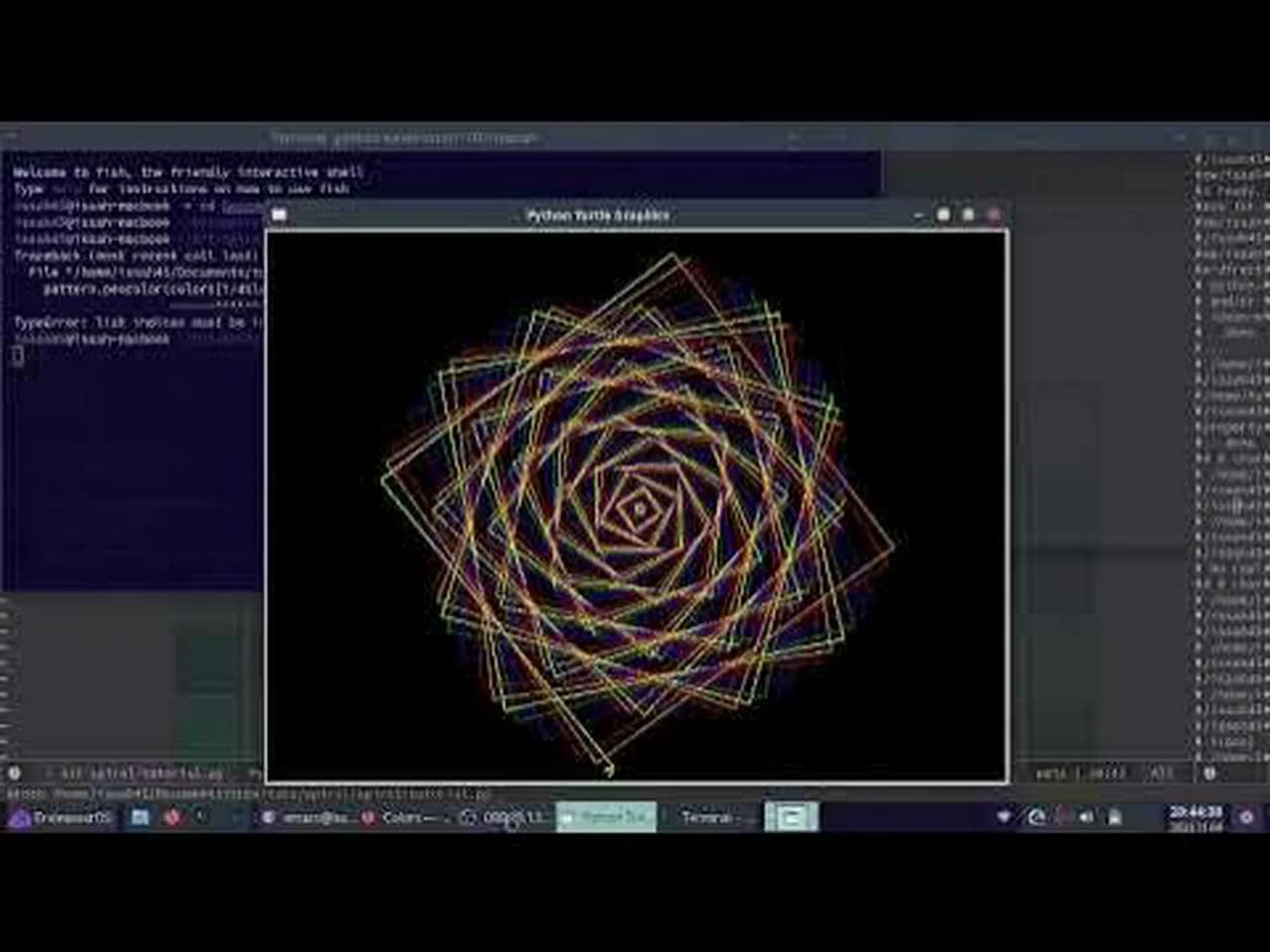 Python Tutorial How To Create Spiral Using Python 6463