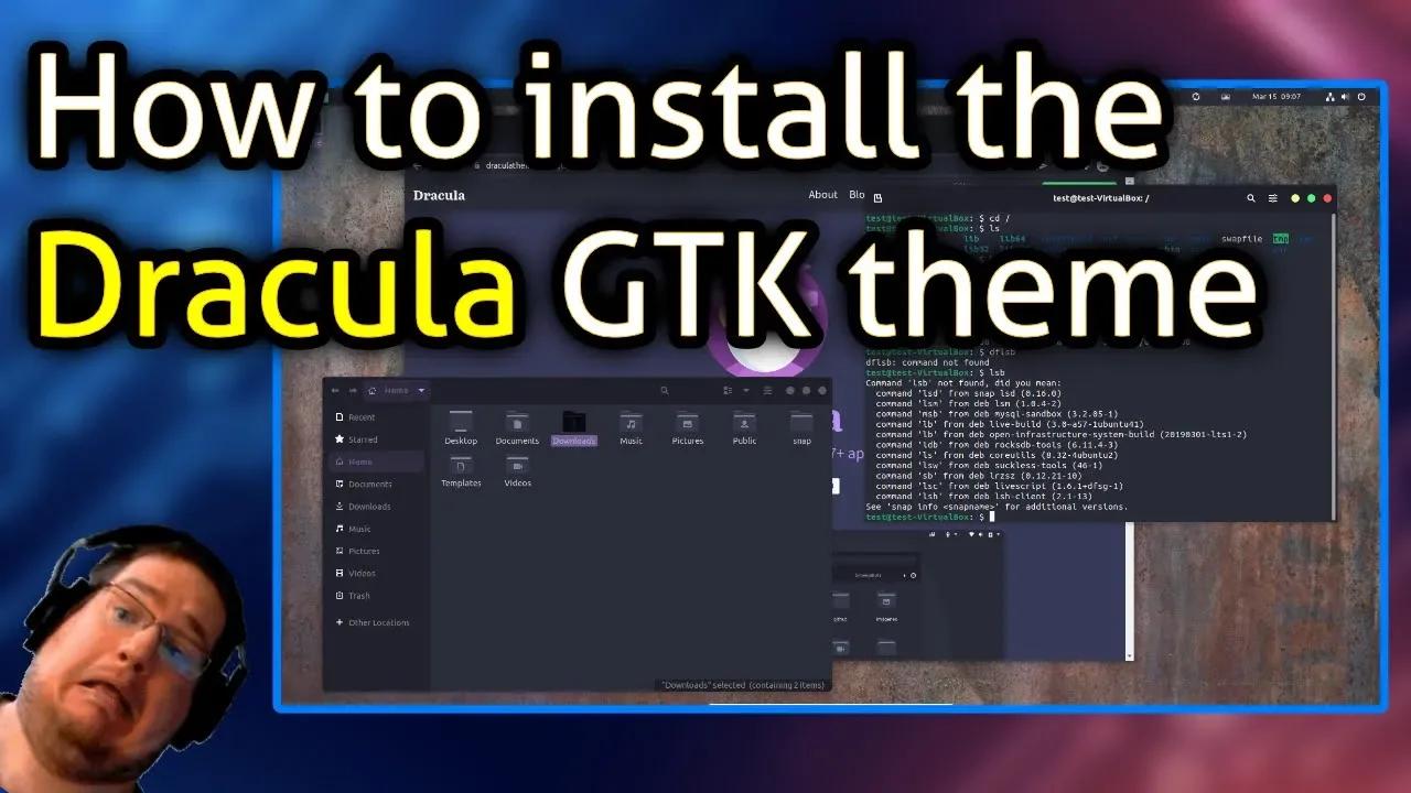 How to install the Dracula GTK theme