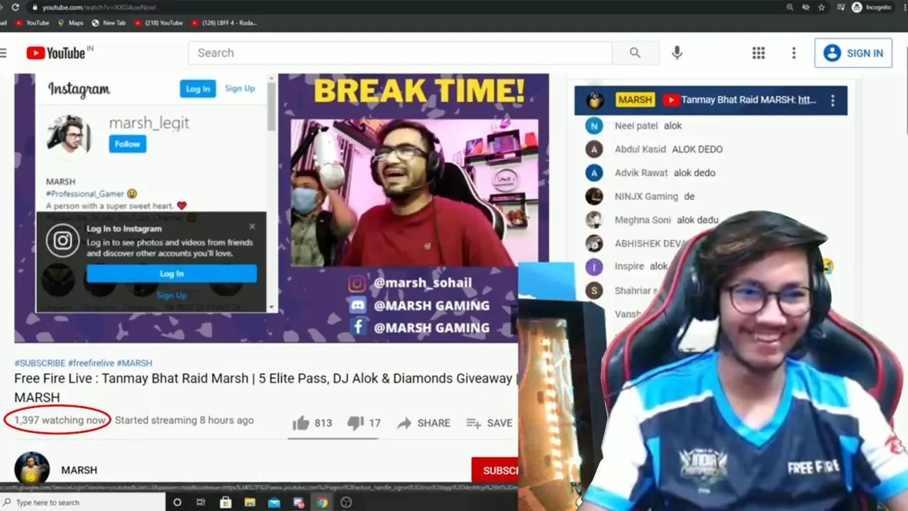 Pahadi Gamer Raid on Marsh | Gamer Raid on Streamers | Pahadi on Marsh ...