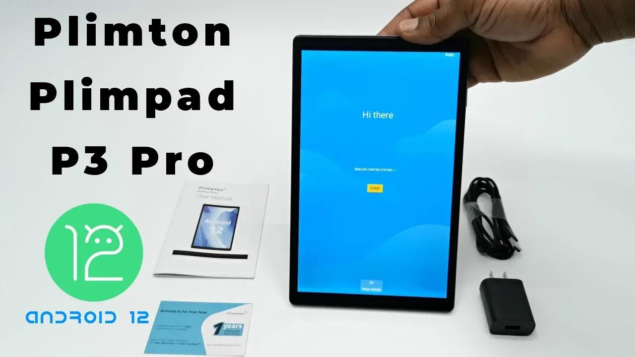 Plimpton P3 Pro 10 Inch Android 12 High Quality Tablet Review