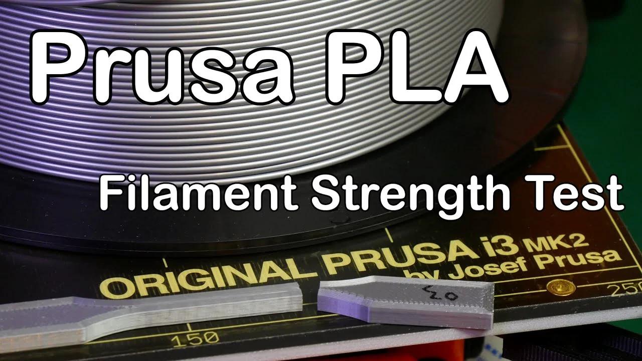 Prusa PLA - Filament Strength Test