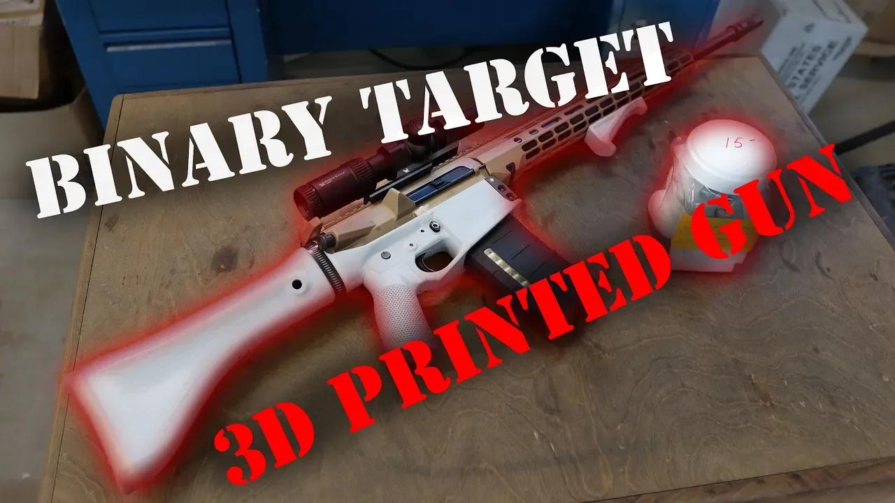 Shooting Binary Targets With a 3D Printed 308 Rifle | A Fun Video