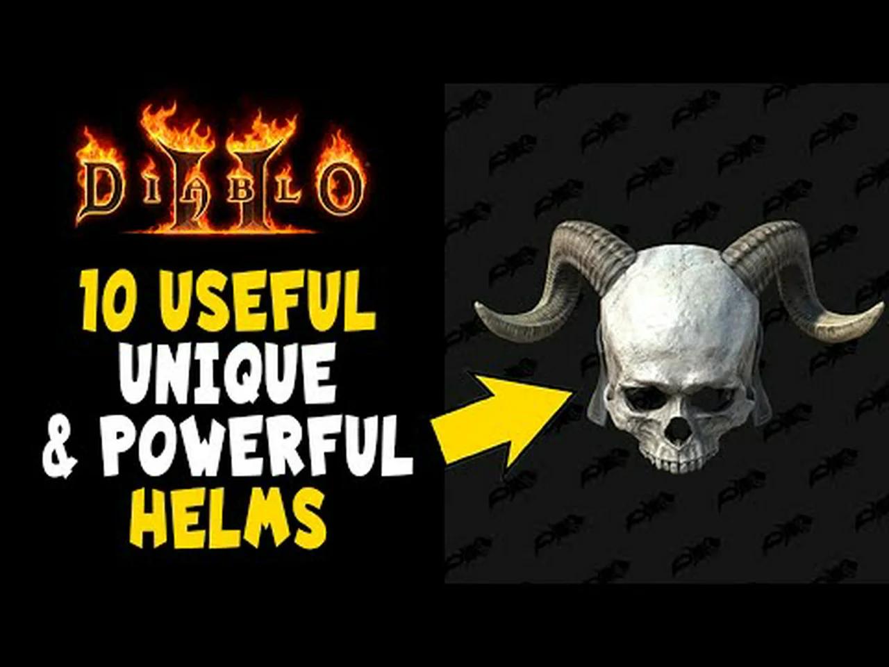 10 Useful Unique and Powerful Helms in Diablo 2 Resurrected / D2R