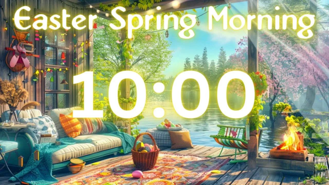 10 MINUTE TIMER Relaxing Music - Easter Spring Morning Ambience with ...