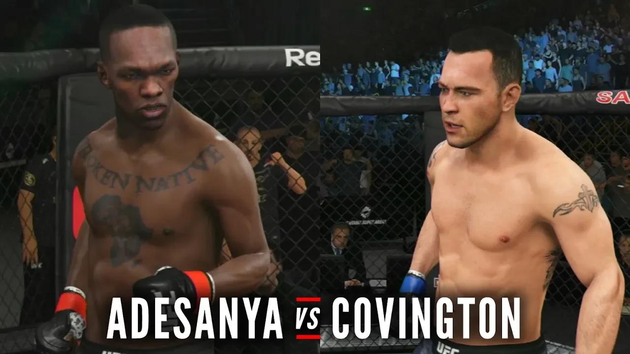 Israel Adesanya vs Colby Covington | UFC 3 | BossG Gaming