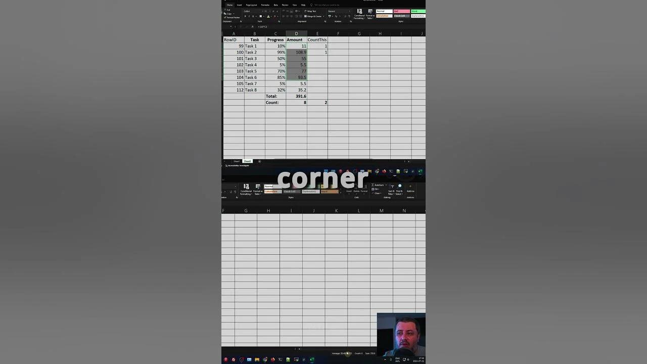 Excel How To Count Counting Cells Numbers And Text Made Simple 2 7640