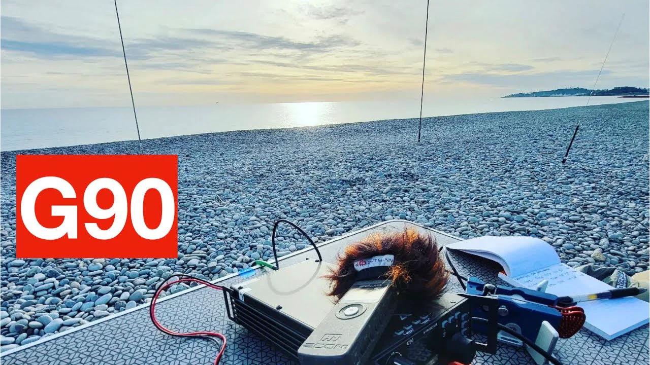 Xiegu G90 Ham Radio Beach Day.