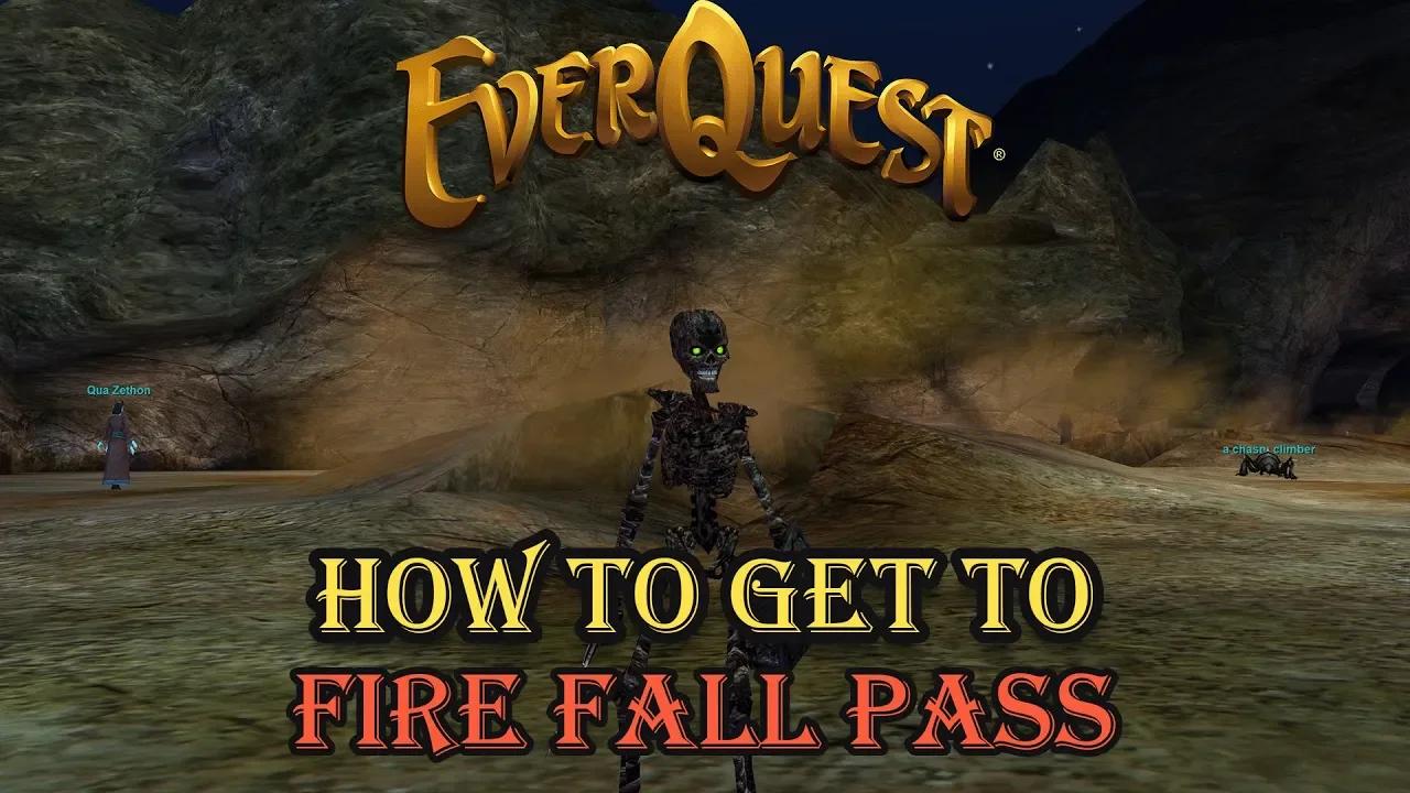 Everquest Guide - How to Get to Fire Fall Pass