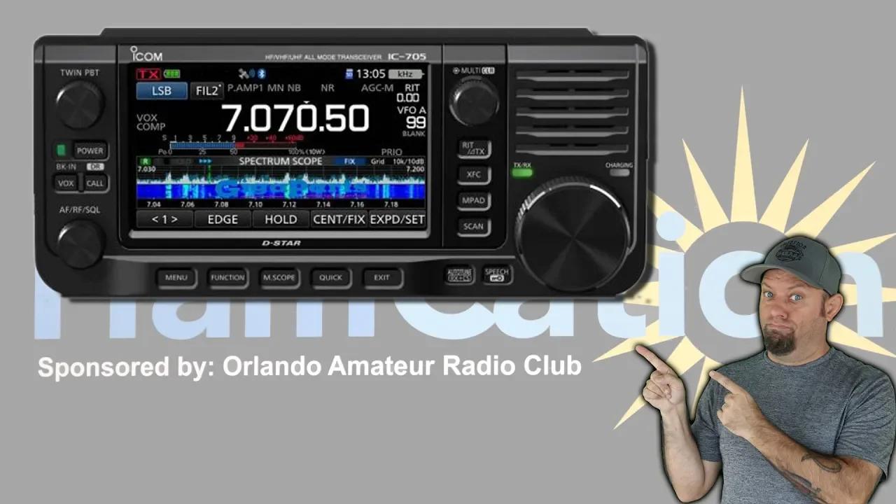Icom IC-705 QRP Rig from Hamcation - First Look!