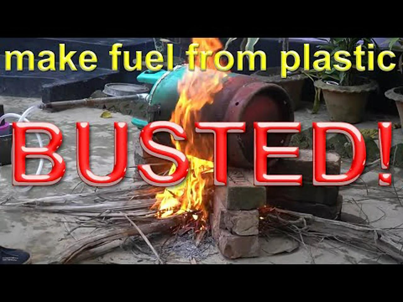 The myth of making fuel from plastic, BUSTED!