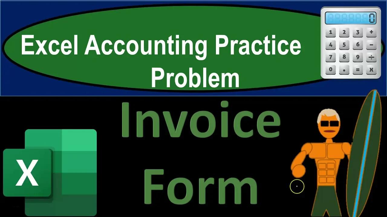 Invoice Form 1340 Excel Accounting Problem 2021
