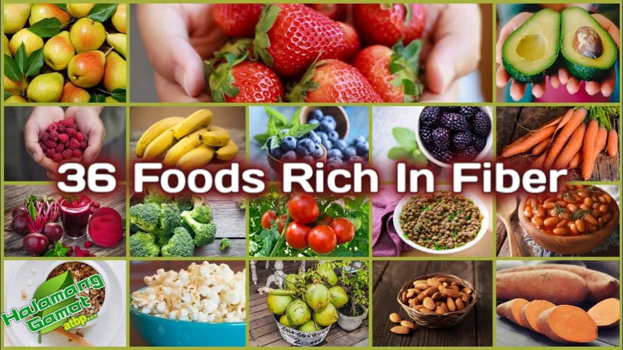 36 Foods Rich In Fiber | 36 Pagkain Na Mayaman Sa Fiber | Halamang ...
