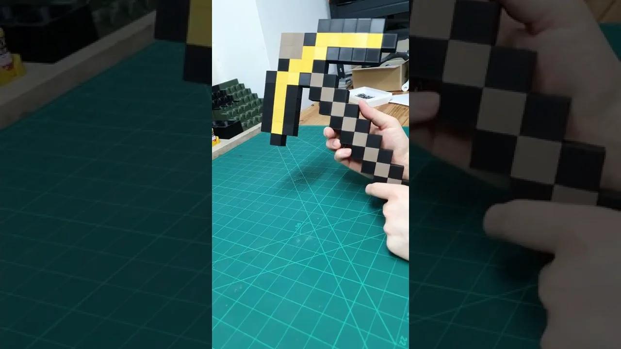 3D printed Minecraft Pickaxe #shorts