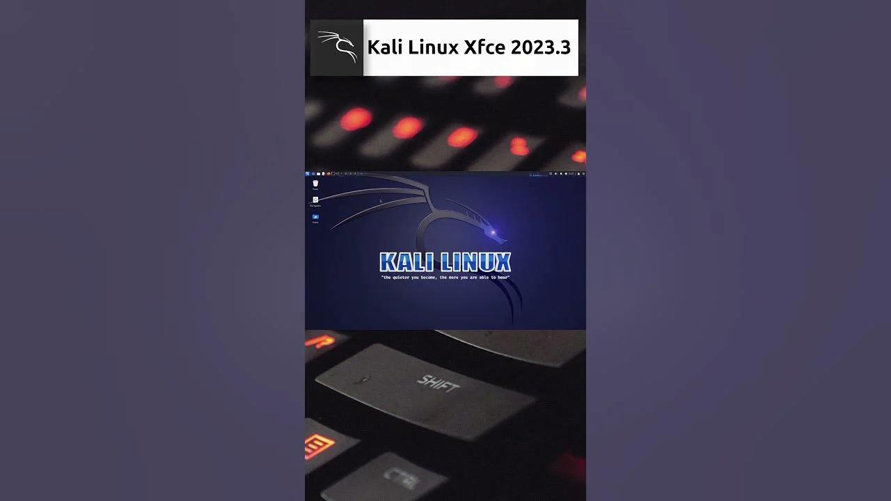 Kali Linux Xfce 20233 Quick Overview Shorts 