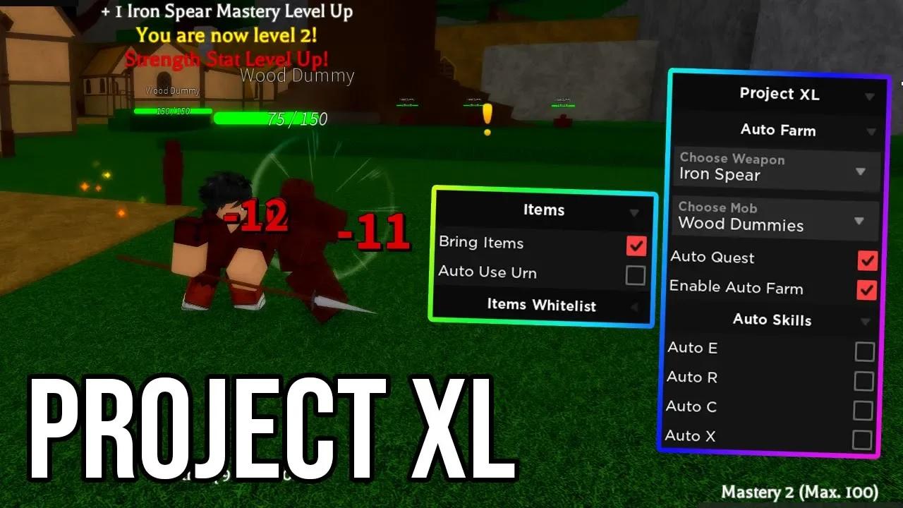Roblox Project XL Hack | Script GUI: AUTO FARM, BRING DF, AUTO QUEST ...