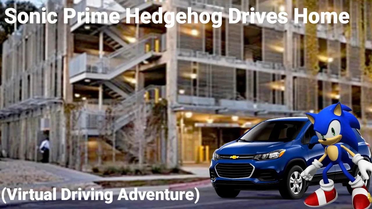 Sonic Prime Hedgehog Drives Home (Virtual Driving Adventure)