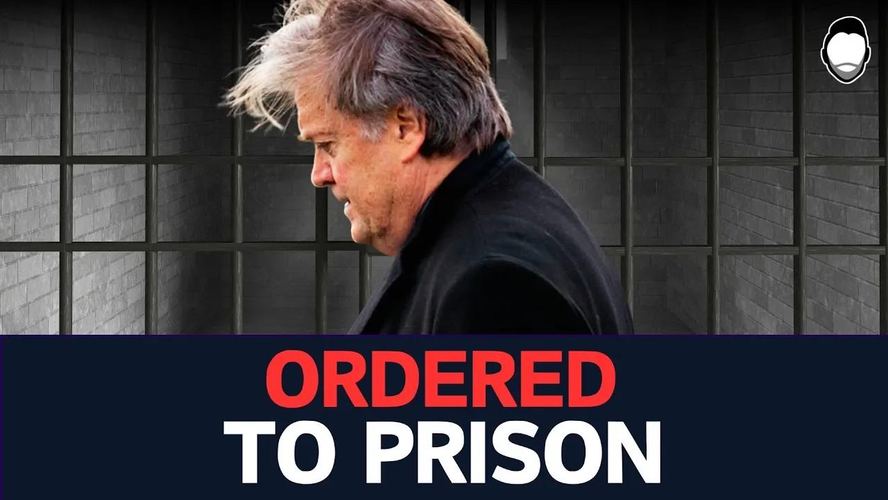 LAWFARE: Bannon Ordered to PRISON ahead of 2024
