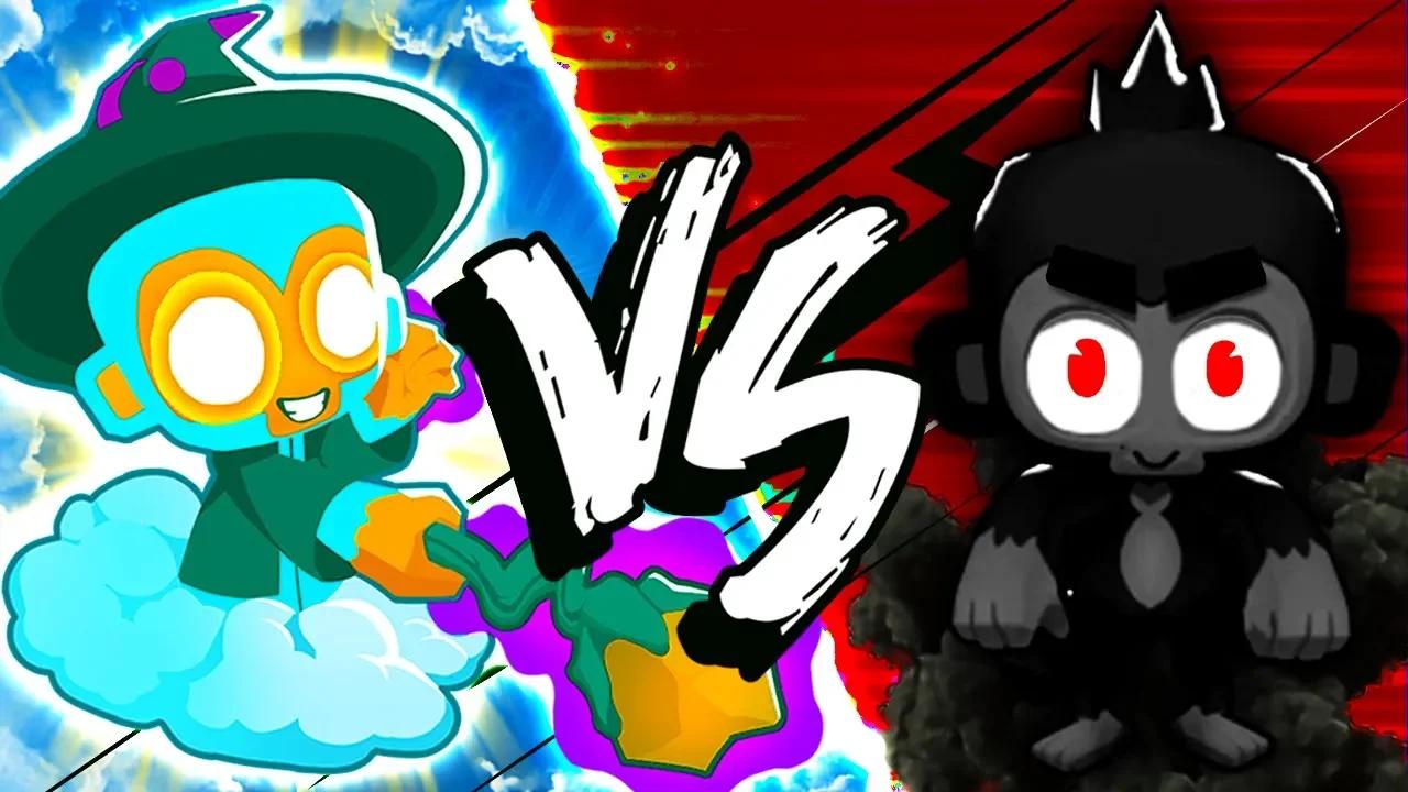 Light VS Dark Elemental Towers Challenge! (Modded Bloons TD 6)