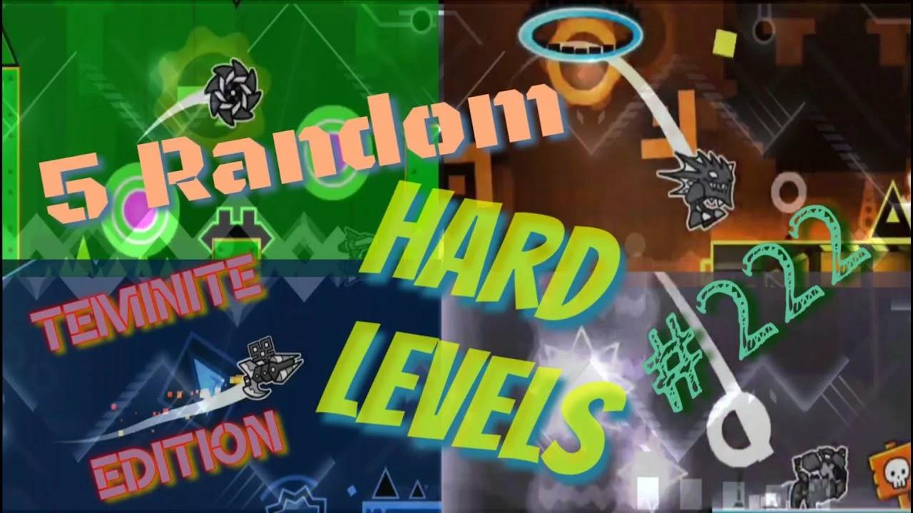 [GD] 5 Random Hard Levels #222 (Mobile) @Teminite Edition