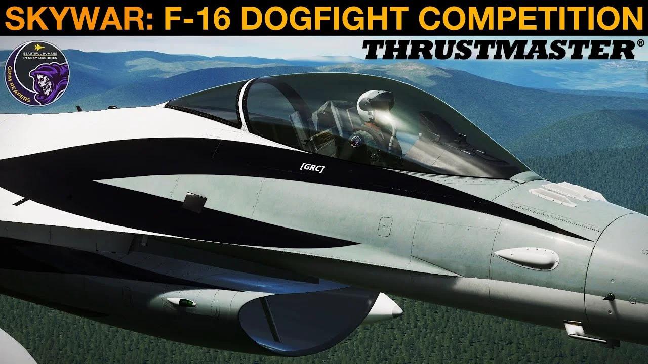 Thrustmaster "Sky War" F-16 Dogfight Competition: Round 1 | DCS