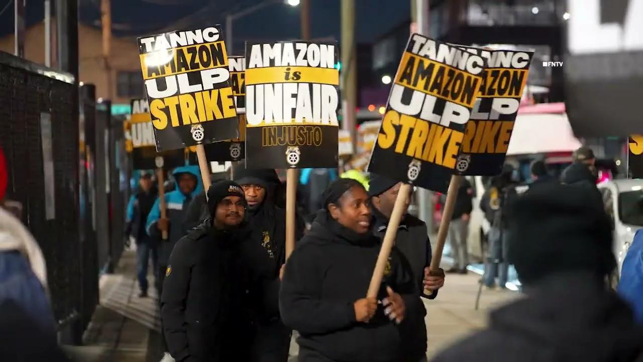 Amazon Workers Strike - Queens