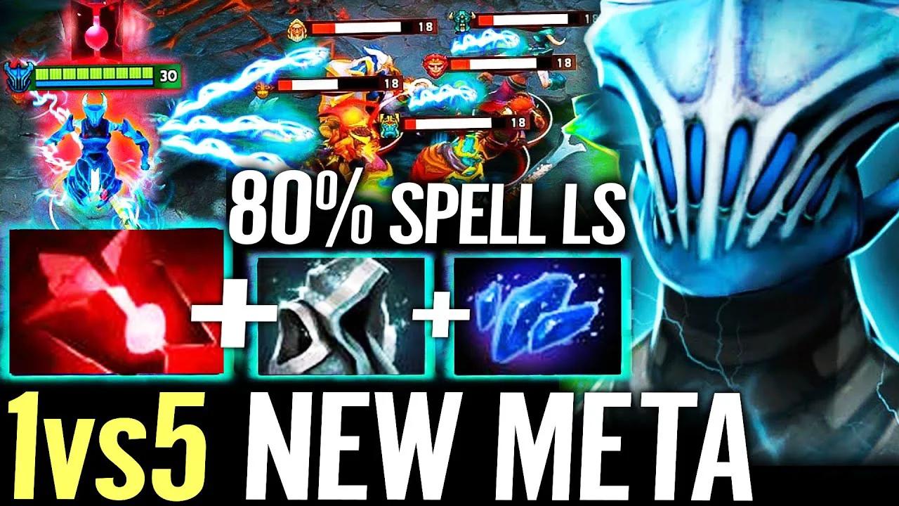🔥 1vs5 Razor 100% NEW META Bloodstone + Eternal Shroud Shard — Cancer 80% Spell LifeSteal Dota 2 Pro