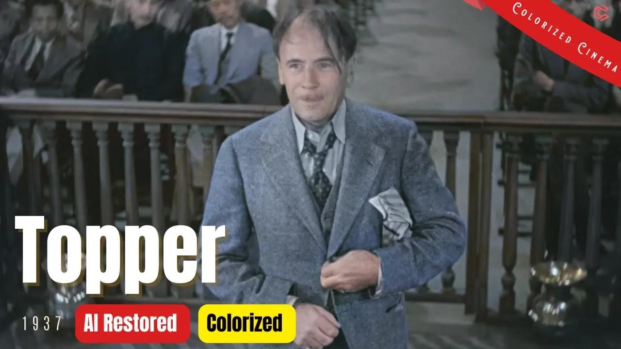 Topper (1937) | Colorized | First 20 mins Preview | Cary Grant ...