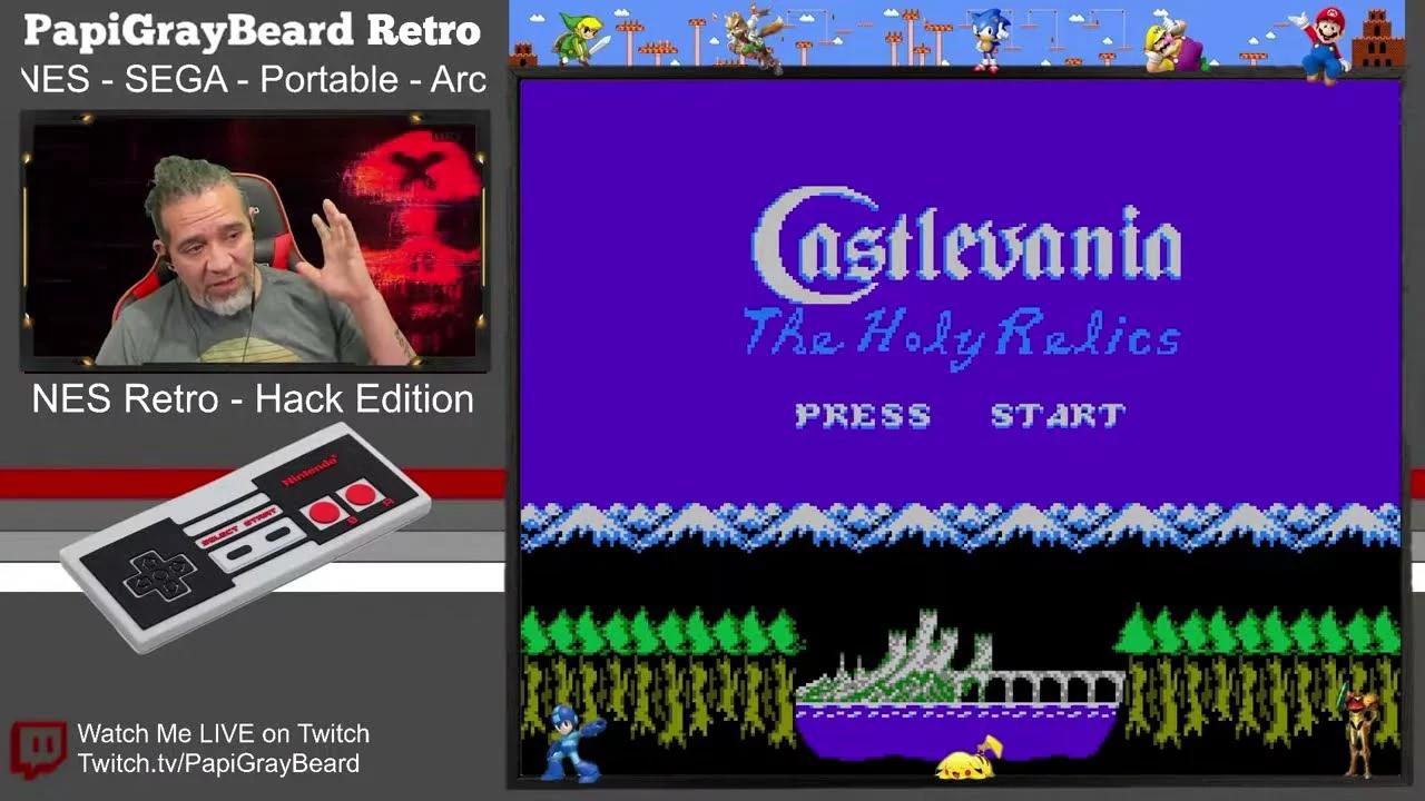 Nintendo NES Retro Hack Castlevania The Holy Relics Gameplay