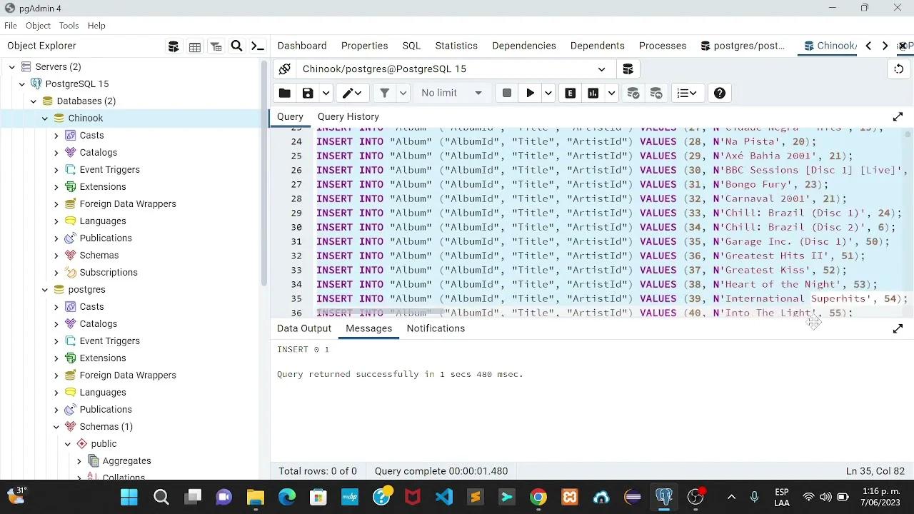 Curso de PostgreSQL parte 3