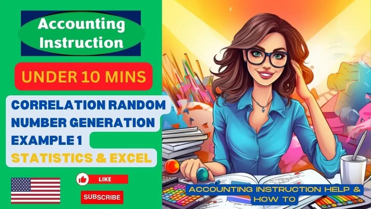 Correlation Random Number Generation Example 1 Statistics And Excel