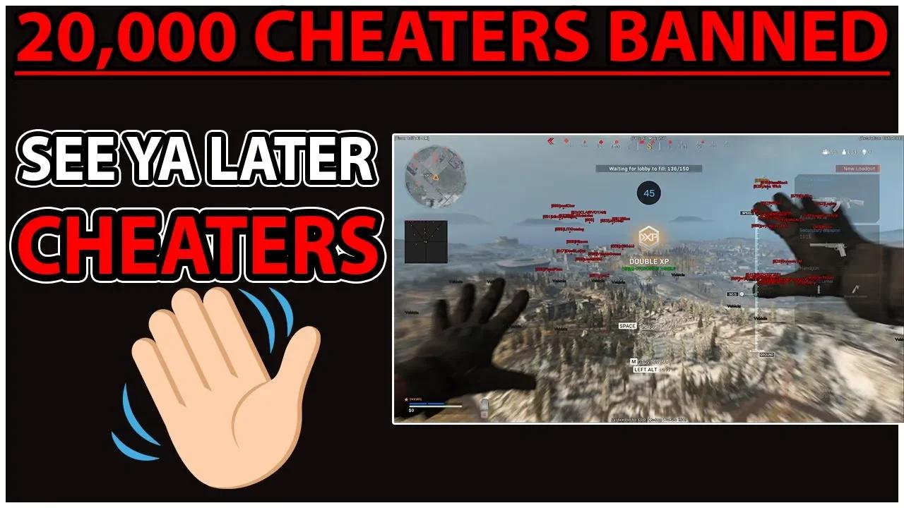 20,000 Call of Duty Warzone cheaters were banned on Monday