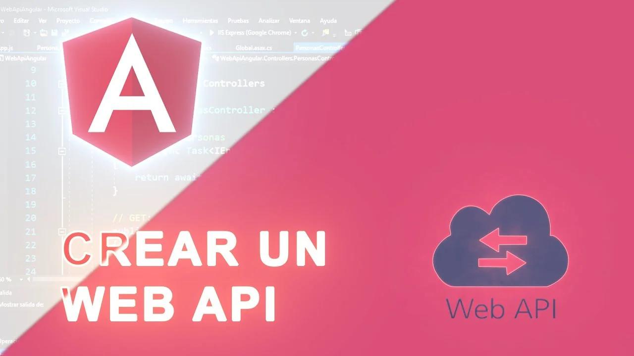 Como Crear un Web Api Angular - 1 Crear un Servicio REST