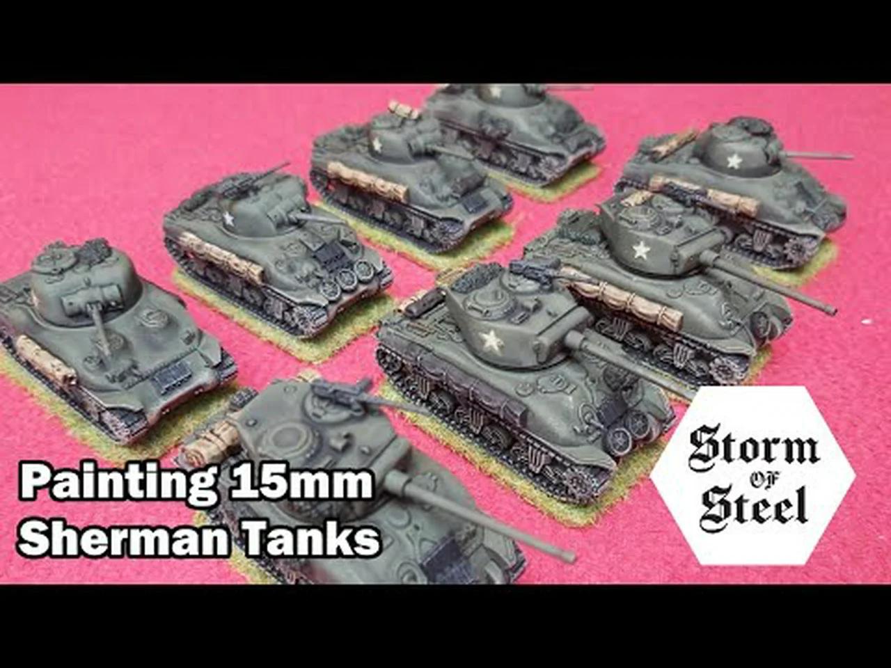 Building 15mm Sherman Tanks | Storm of Steel Wargaming