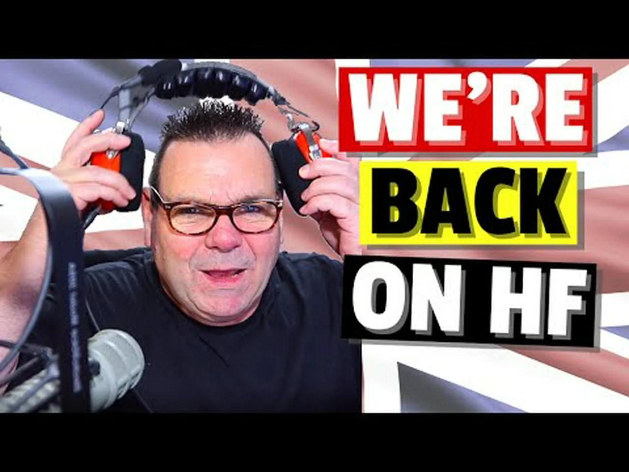 I'm back from Hols - Friday Morning HF