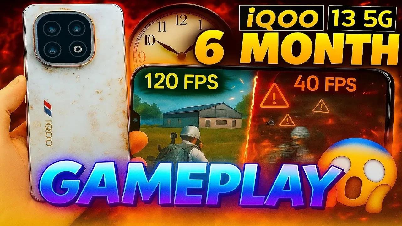 "IQ00 13 BGMI 120FPS Test | Snapdragon 8Gen 4 Power 🔥 Lag-Free Beast ...