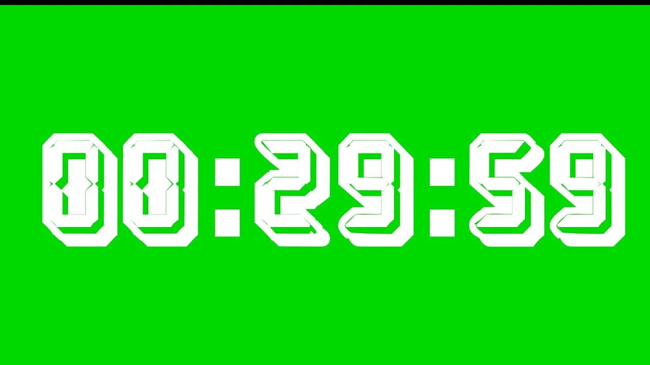 30 Minute Digital Timer Count Up Countup Timer 30 Min 4k