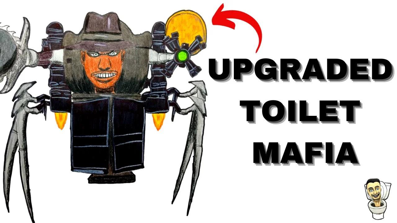Cómo DIBUJAR al UPGRADED TOILET MAFIA del TOILET 67 Skibidi Toilet How ...