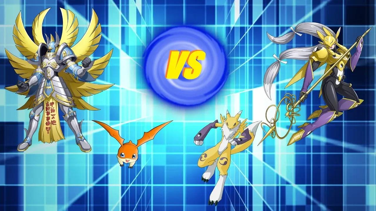 Digimon Rumble Arena Tube! Patamon vs Renamon How is the winner?