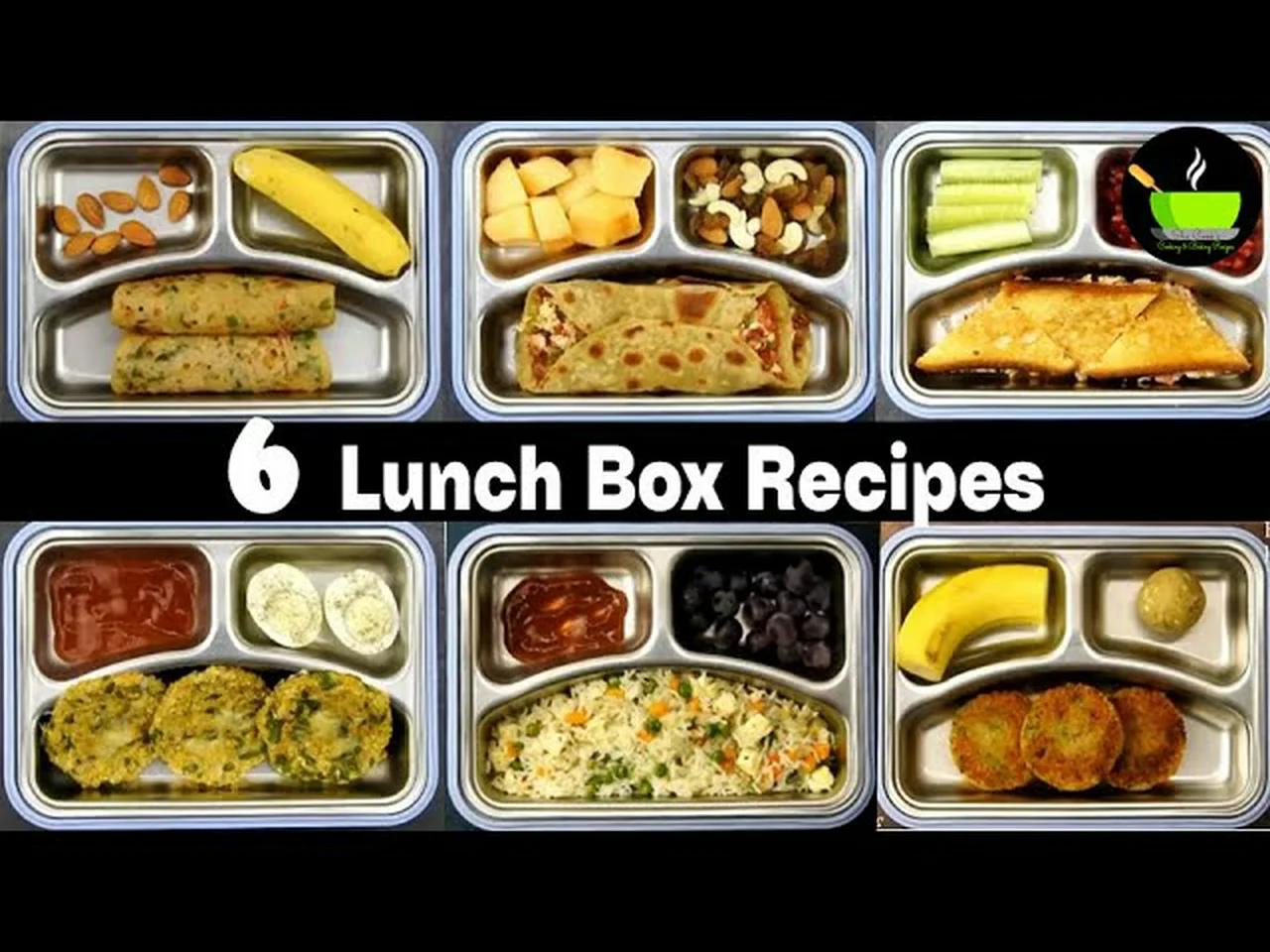 6 Tiffin Box Recipes | Kids Lunch Box Recipe |Tiffin Recipes | Healthy ...