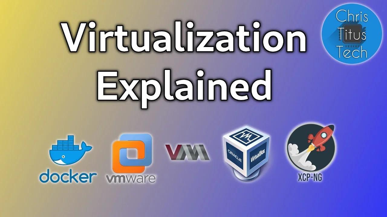 Virtualization Explained Docker Vmware Qemu Virtualbox