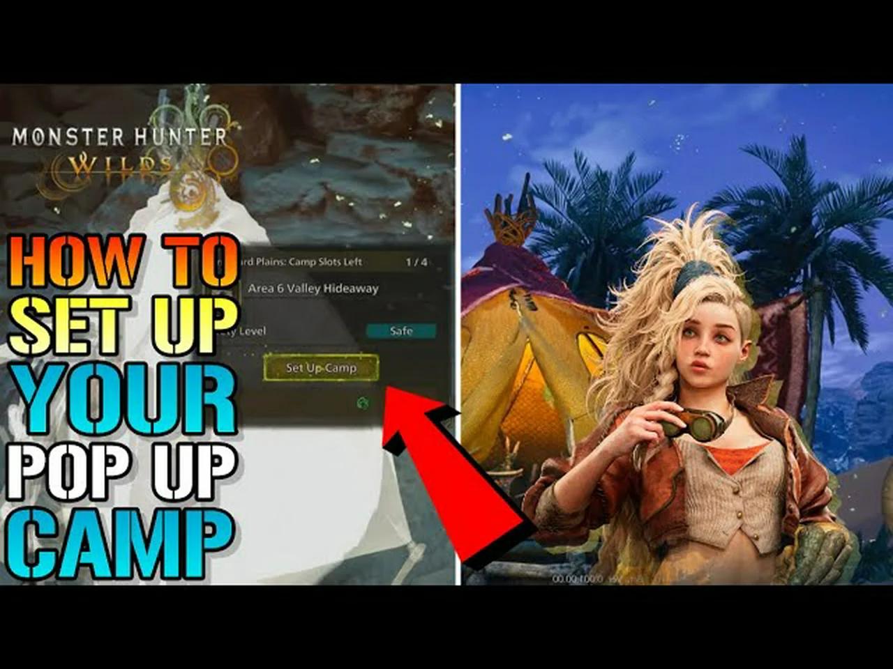 Monster Hunter Wilds Pop Up Camps How To Set Up Your Camp For Fast