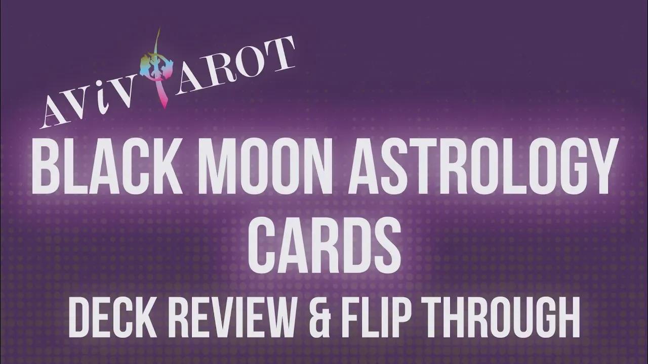💖Deck Review & Full Flip Through🔮Black Moon Astrology Cards ️😊