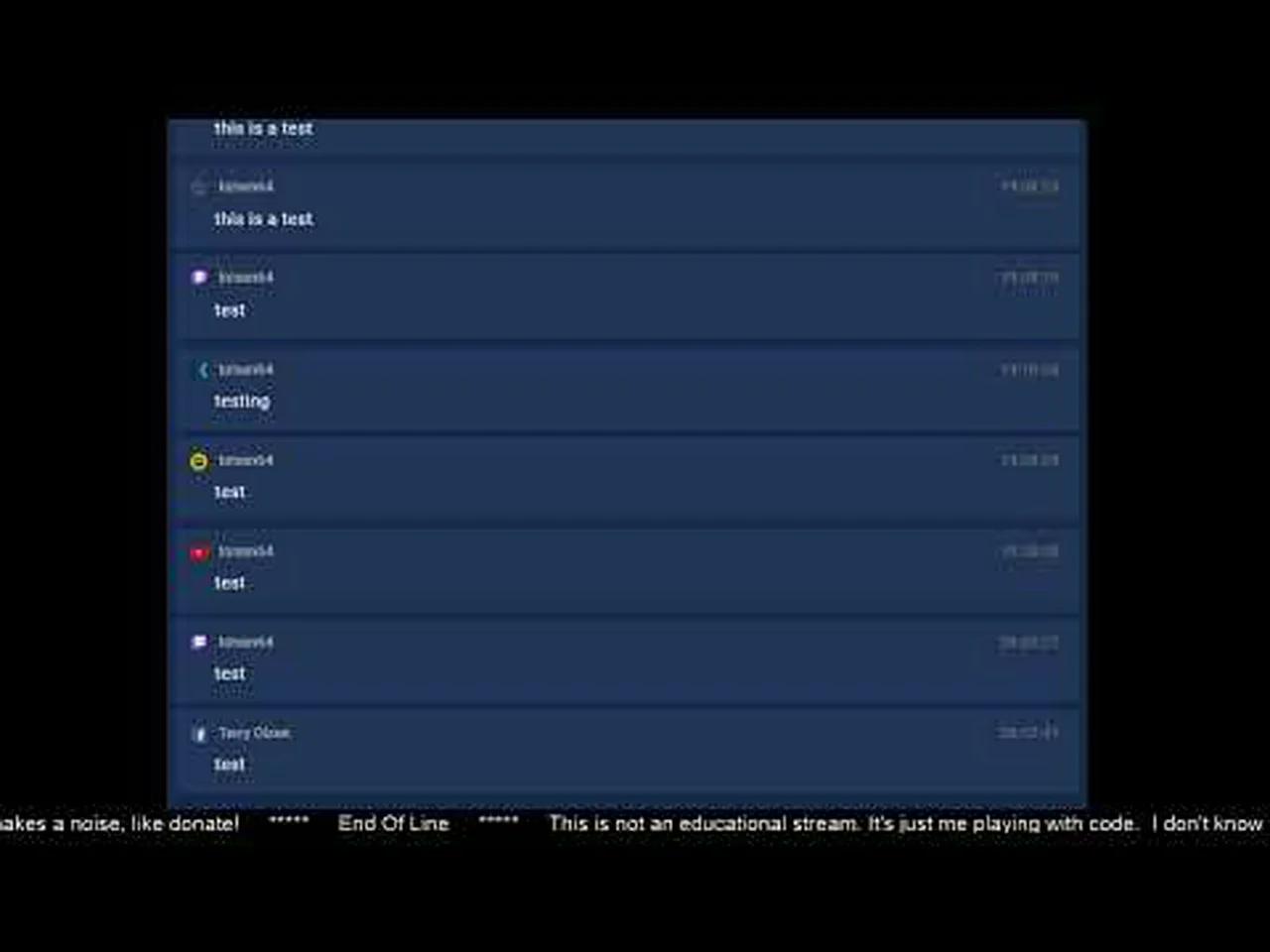 Just Testing Move Along Nothing To See Here