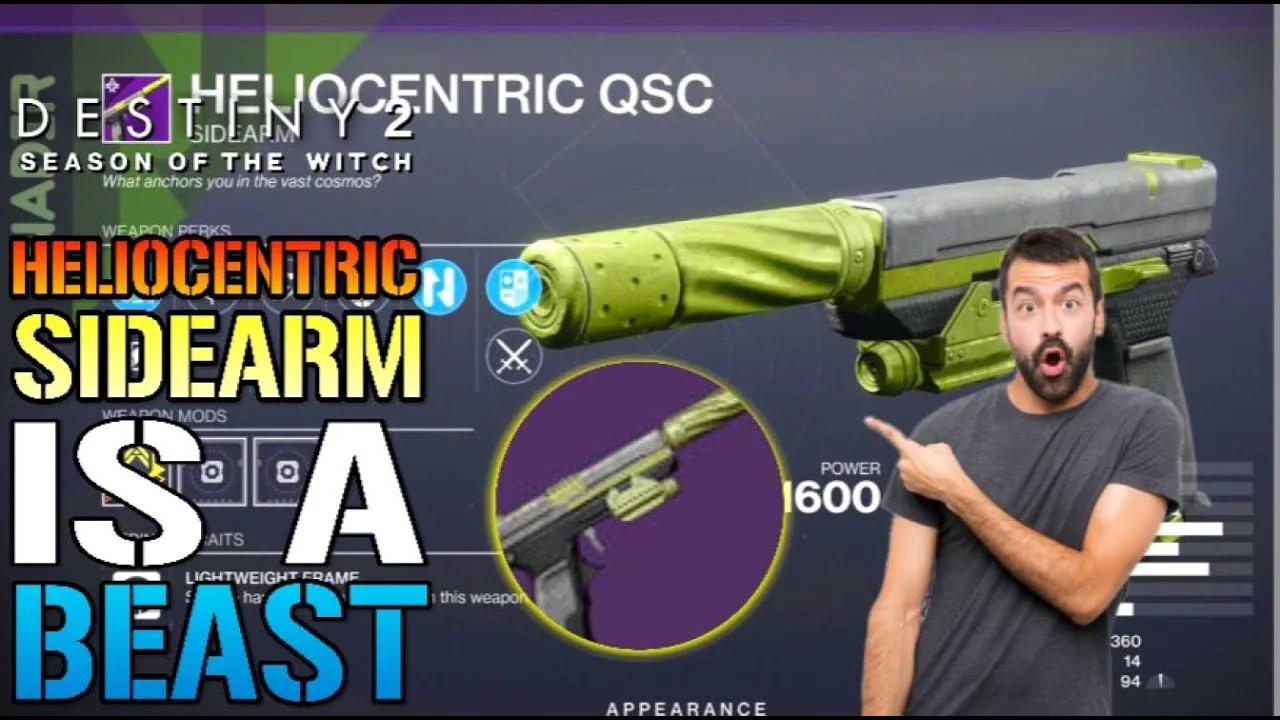 Destiny 2: Heliocentric Sidearm Is A BEAST! How Good Is This NEW ...